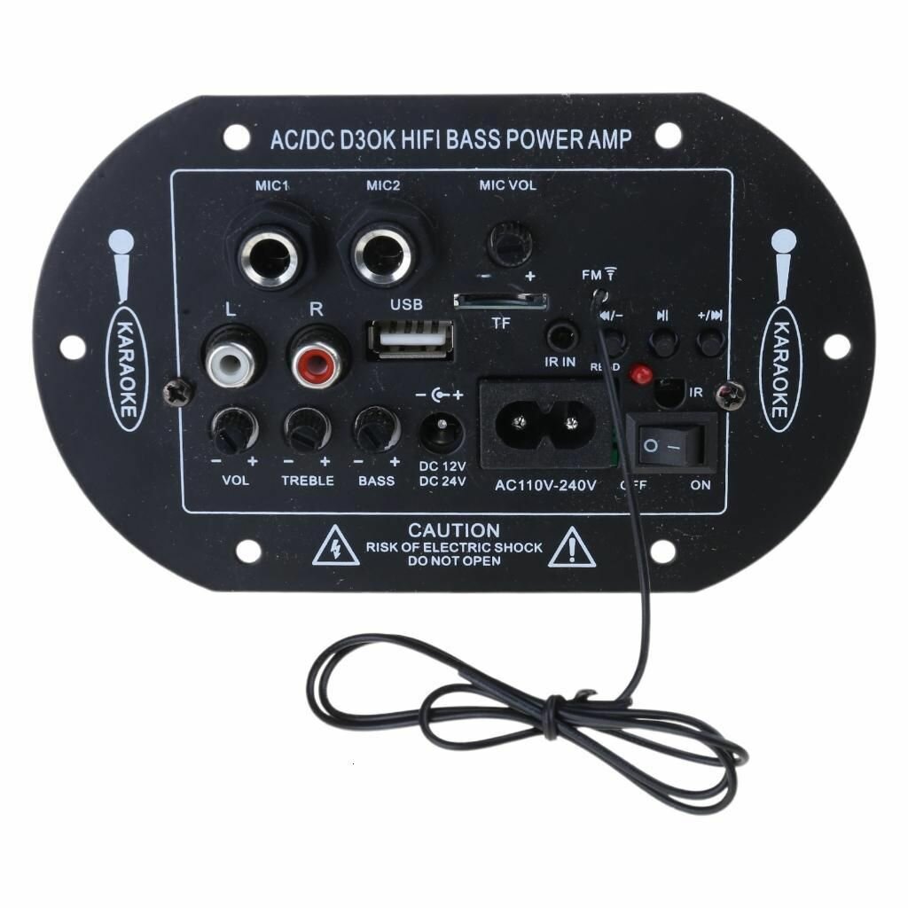 Аксессуар для аудиотехники, Плата усилителя мощности сабвуфера Bluetooth европейского стандарта с U-образным диском, многофункциональные аксессуары для динамиков