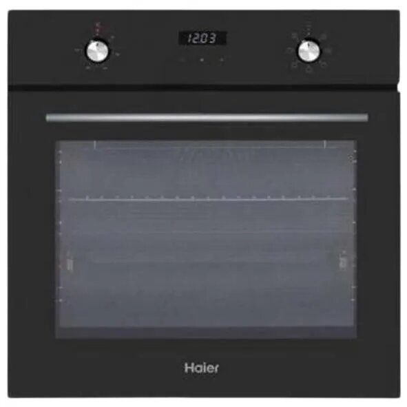 Электрический духовой шкаф Haier HOX-P06HGB, конвекция, черный, 76л