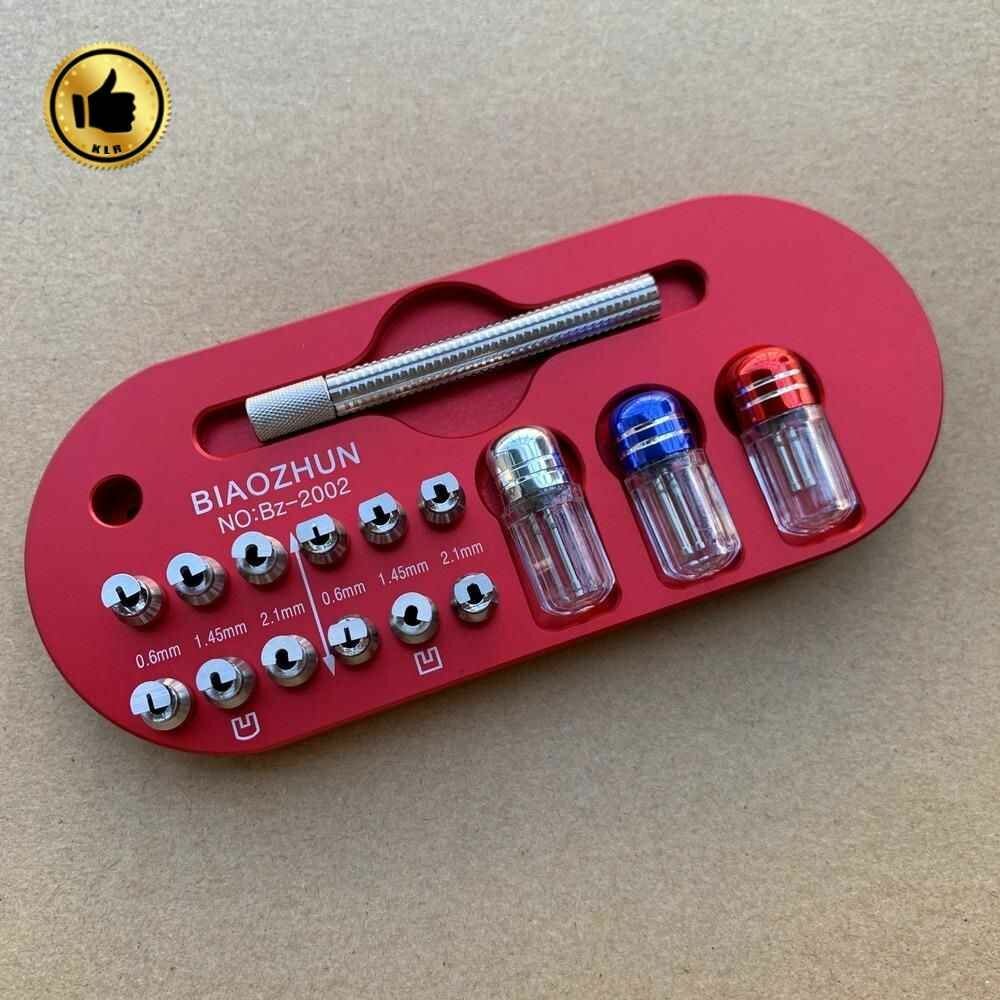 Инструмент для ремонта часов 12 насадок для снятия стрелок часов без contacto с циферблатом