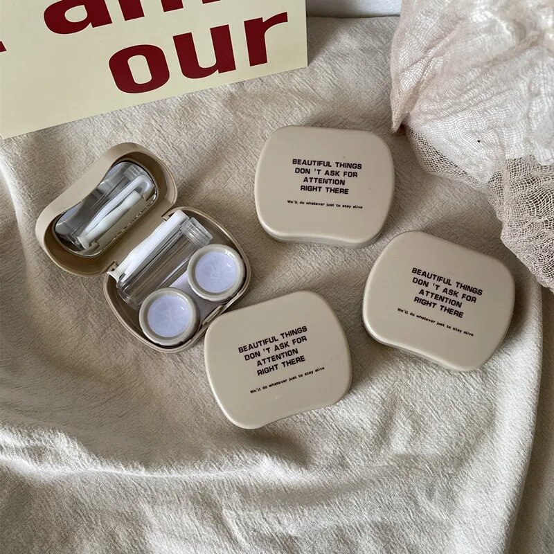 Контейнер для контактных линз с зеркалом Brown