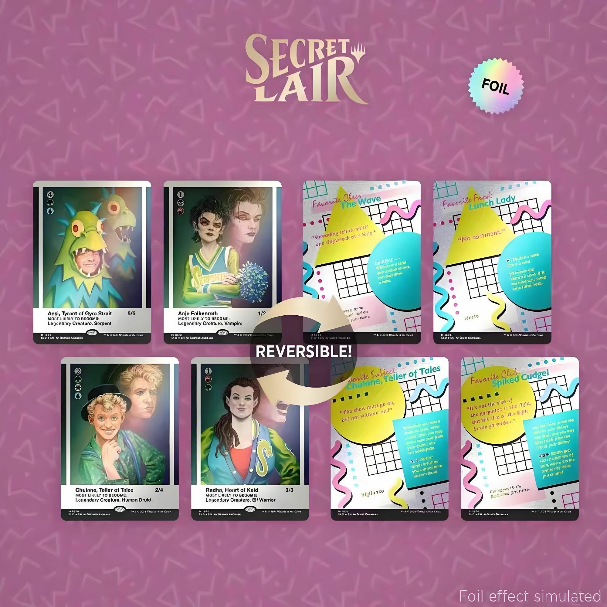 Magic the Gathering: Secret Lair - Class of '87 Foil (Английский)