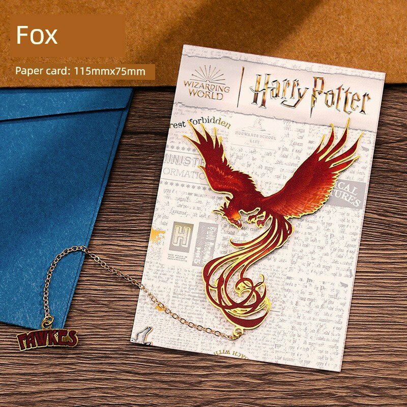 Оригинальные товары по мотивам Гарри Поттера, металлические закладки «Магическая академия», канцелярские принадлежности