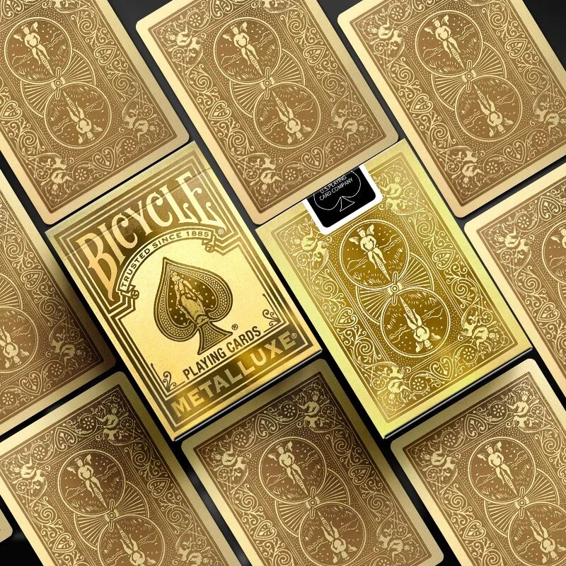 Коллекционные игральные карты Bicycle Metalluxe 6 цветов Golden