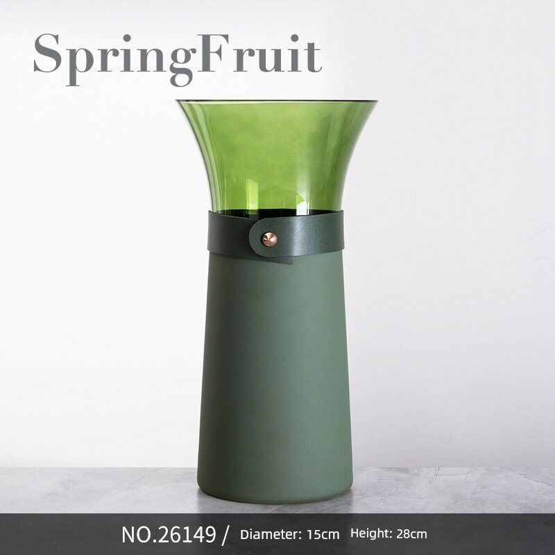 Итальянская ваза в стиле лайт-люкс для столешницы, элитное украшение для обеденного стола, современный декор для дома,