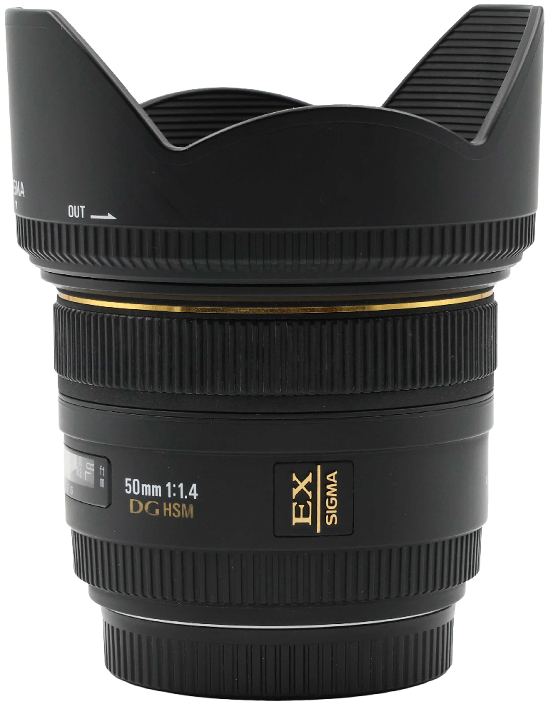 Объектив комиссионный Sigma 50mm 1.4 DG HSM Canon EF (б/у, гарантия 14 дней, S/N 11442585)