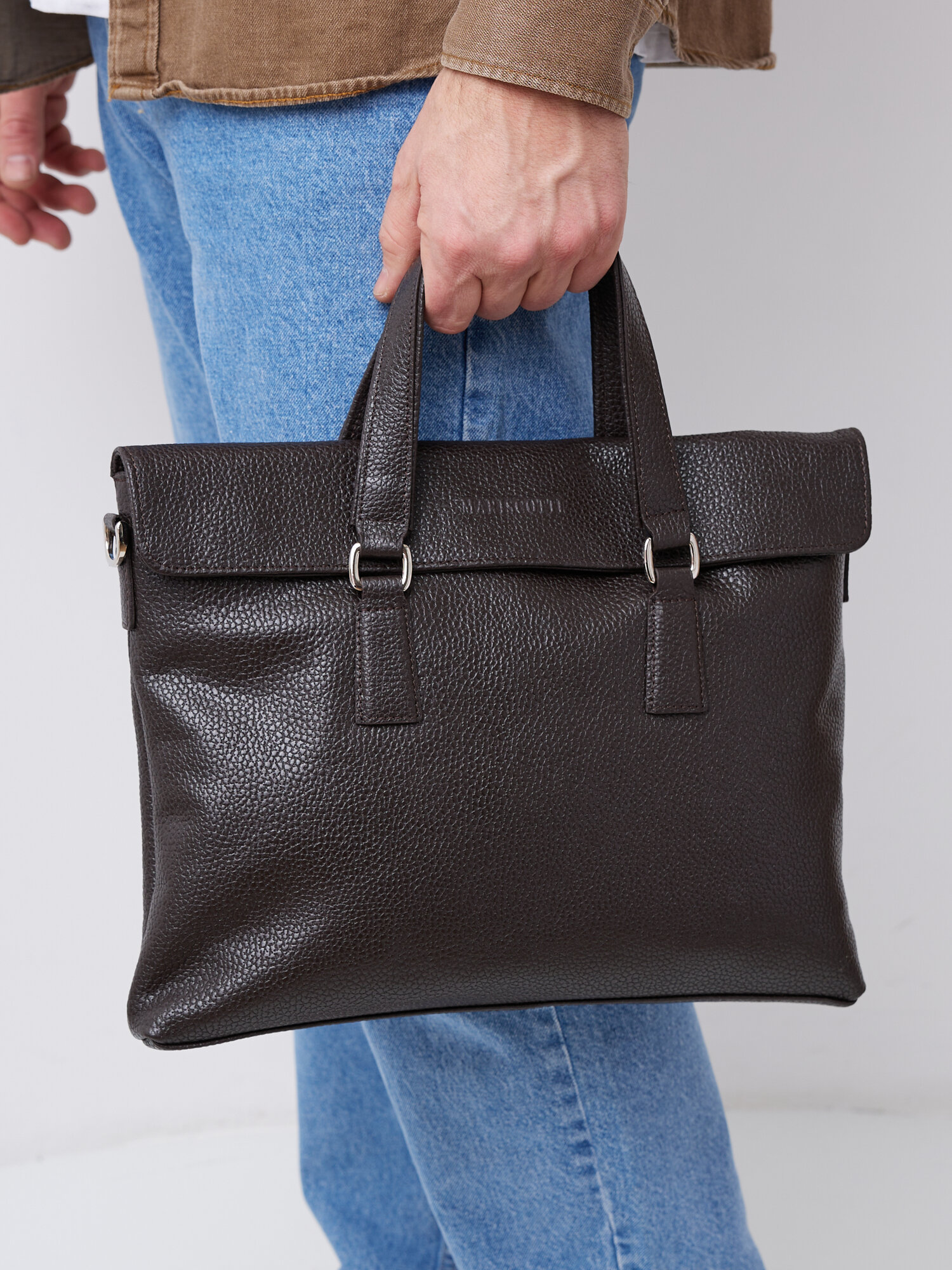 Сумка мессенджер Модная мужская кожаная сумка