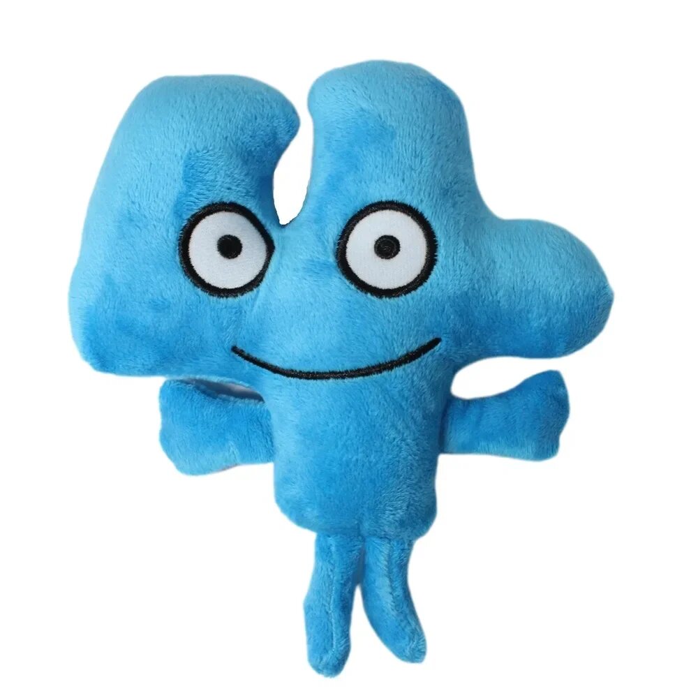 BFDI Battle For Dream Island плюшевая игрушка коротко plush toy Number Four 16cm
