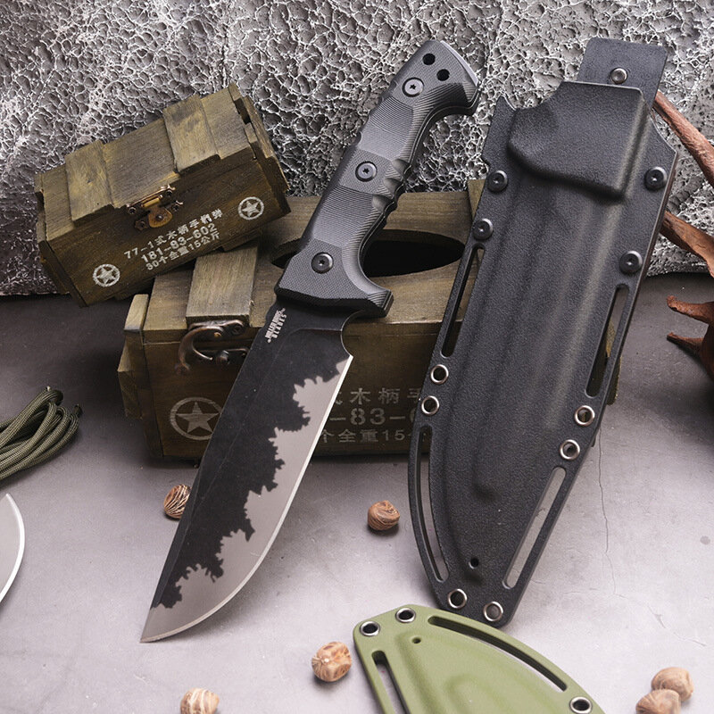 Нож Miller Brothers M33 для кемпинга и активного отдыха, портативный острый небольшой нож со встроенной тактической костяной рукояткой высокой твердости.
