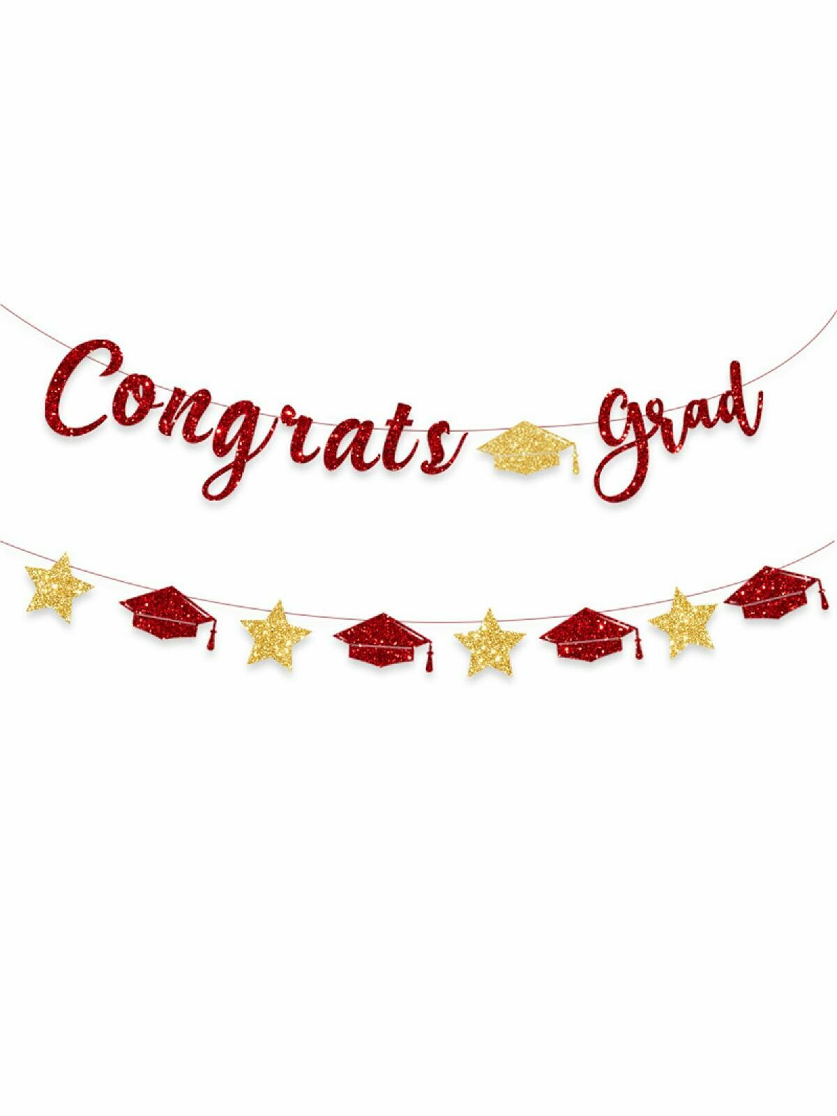 Блестящий Выпускной Подвесной орнамент, выпускное украшение для школьной вечеринки