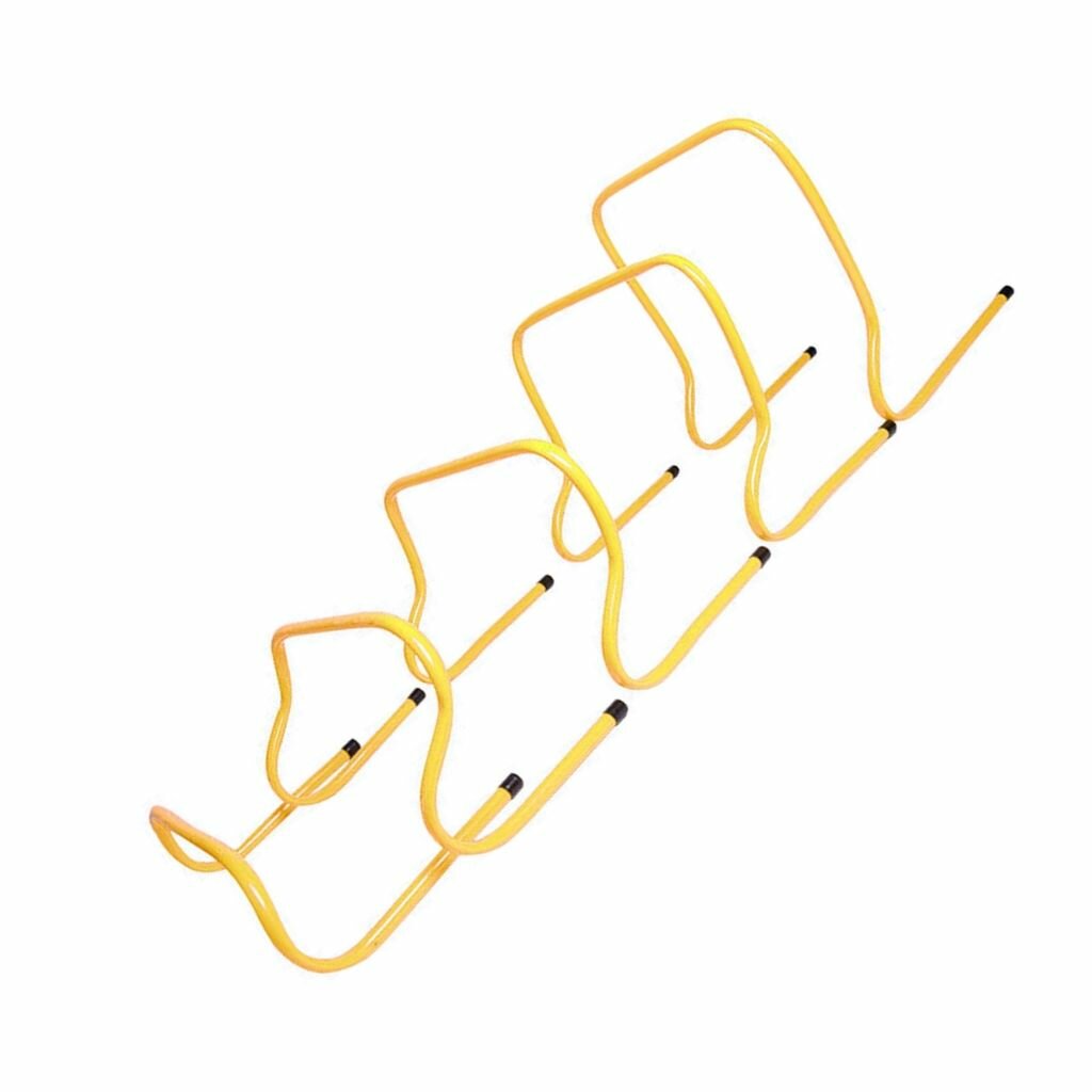 5 наборов футбольных барьеров для тренировки скорости и ловкости, Желтый