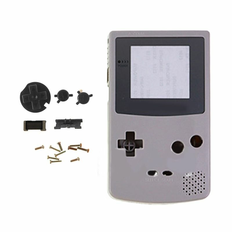 Полный комплект корпуса с сменными кнопками для Game Boy Color GBC Ремонтный аксессуар