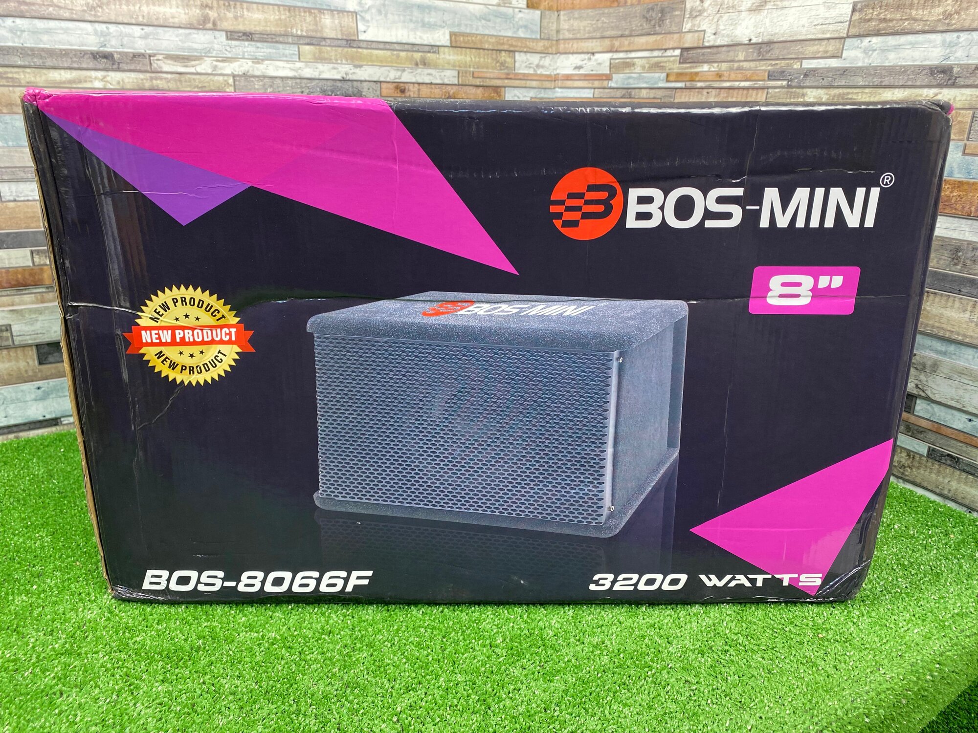 Автомобильный активный сабвуфер от BOS-MINI BOS 8066F