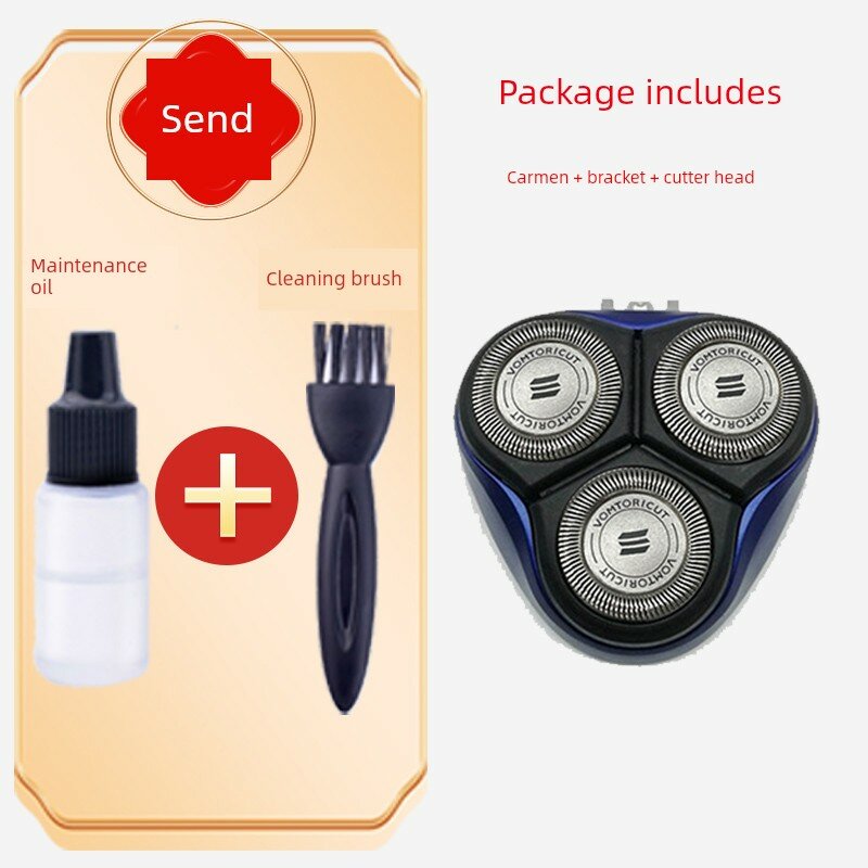 Темно-синяя полная сборка головки для бритвы Philips PT722/PT725/PT720/PT726 AT890, одинарный слой