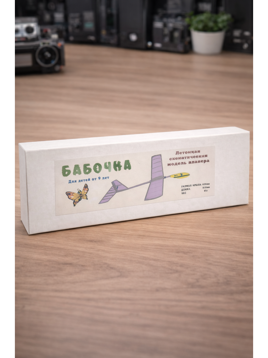 Схематическая модель планера "бабочка"