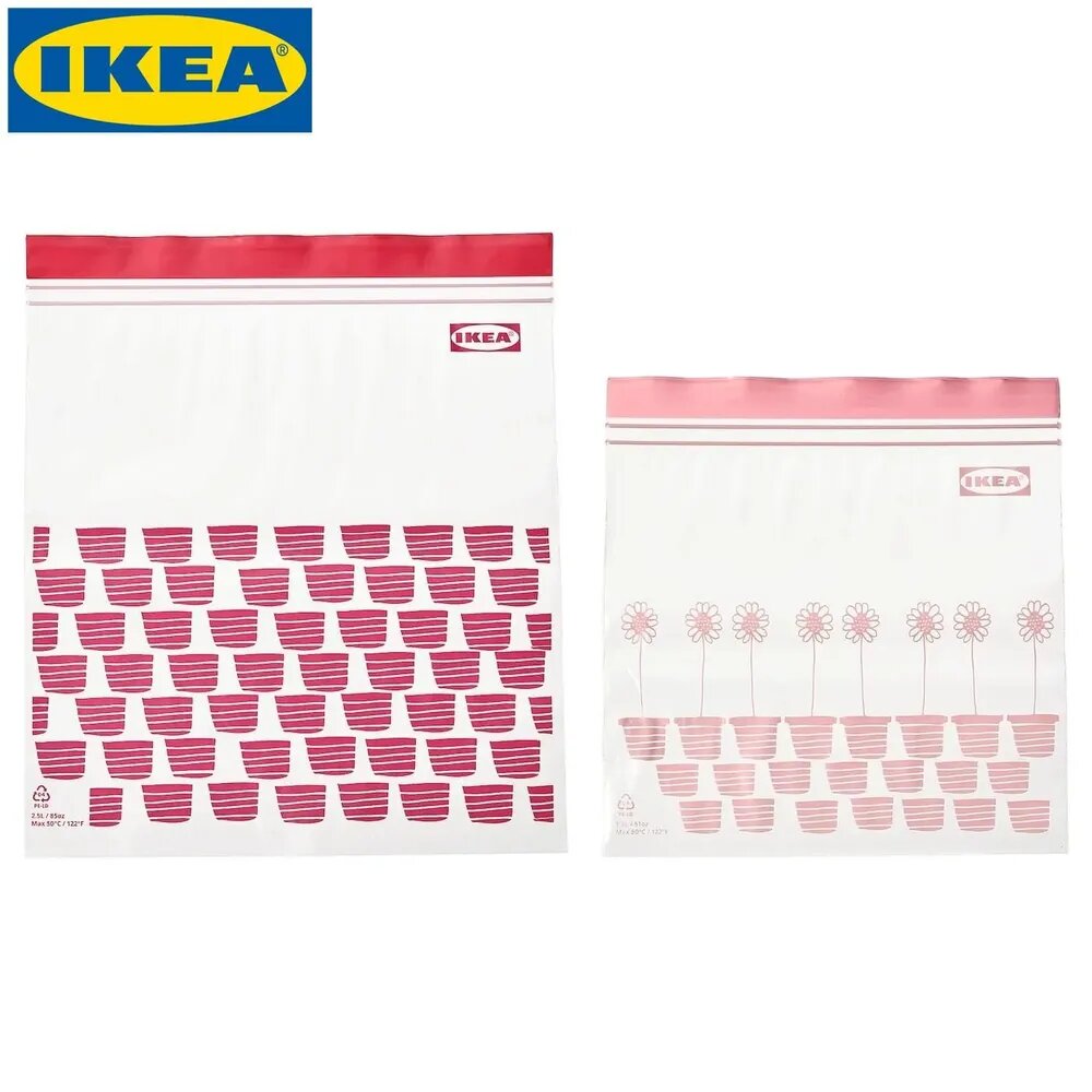IKEA Зип пакет, 24*25/21*19 см — фото 1