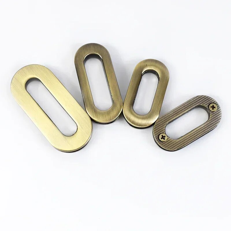 Meetee 4/10/20 шт, металлические уплотнительные кольца, пряжки с ушками, овальные люверсы, застежка для сумок, ремешок с круглым отверстием, подвесная пряжка, детали сумки «сделай сам», аксессуары