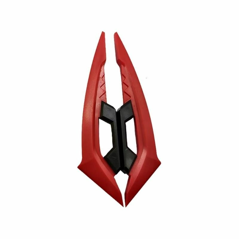 Аэродинамические крылья для мотоцикла, красный