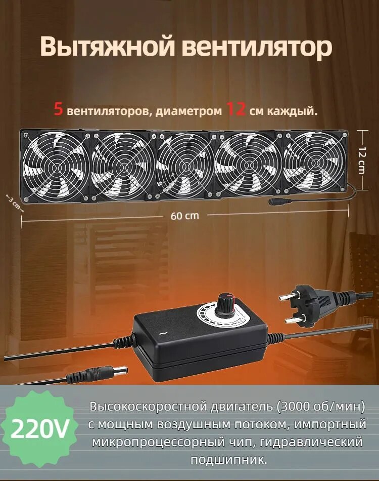 Печной вентилятор - Вентилятор на камин/ Печной