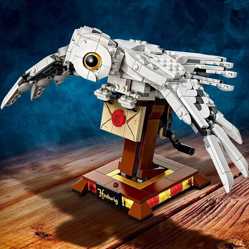 Конструктор Гарри Поттер Сова "Букля" 630 деталей, Magic Castle, Harry Potter, 2 фигурки, для мальчиков и девочек, коллекционная фигурка