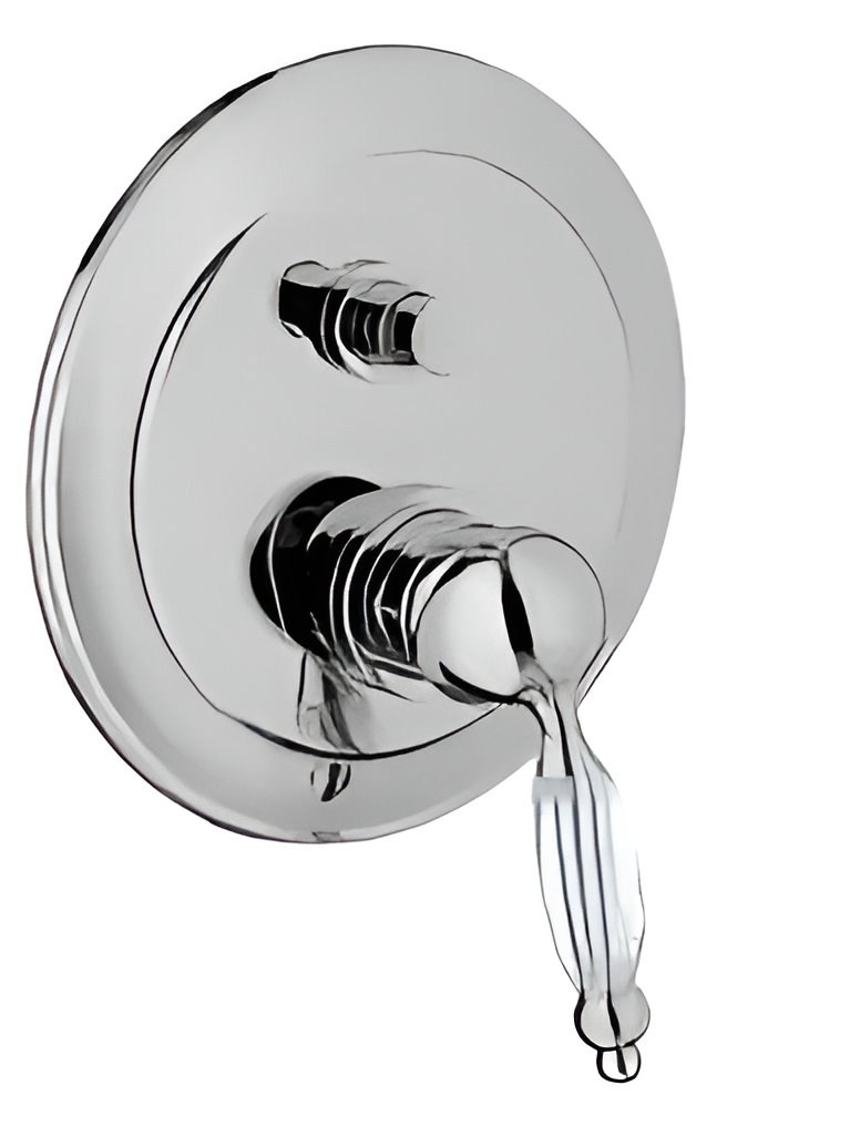 Смеситель встраиваемый Alexandra AL860101015, хром, ручка Swarovski, переключатель, накладка, Webert, Италия