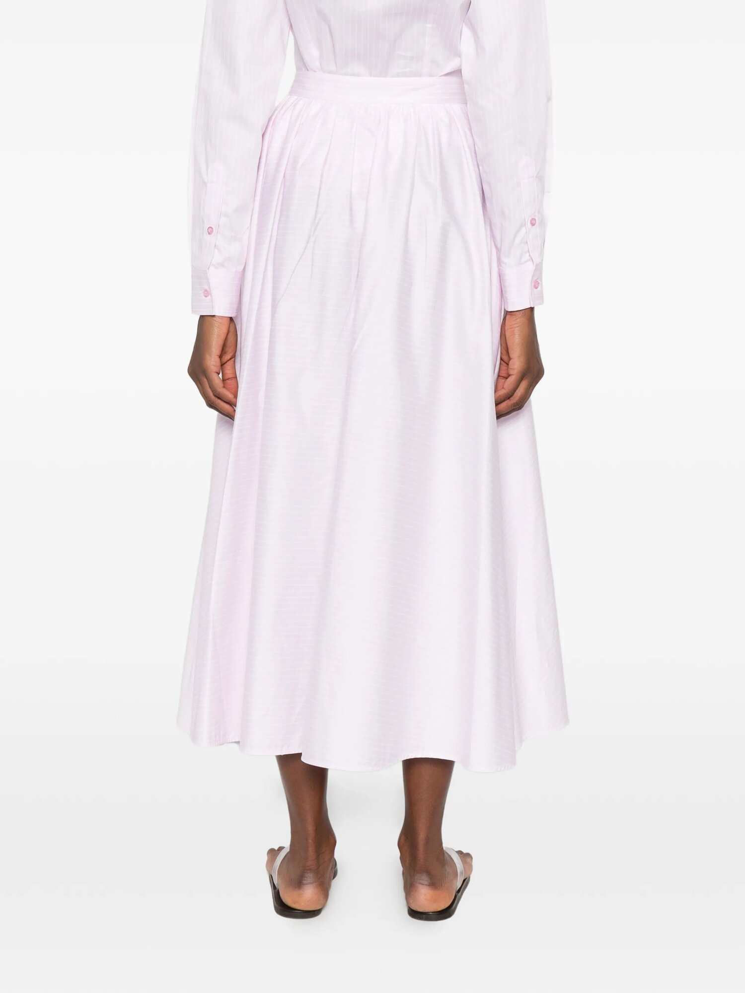 Юбка Manuel Ritz Striped maxi skirt, размер 38, pink — фото 1
