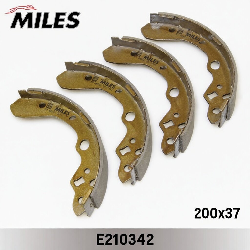 Колодки тормозные барабанные MAZDA 323 98-04 (TRW GS8661) E210342 Miles арт. E210342