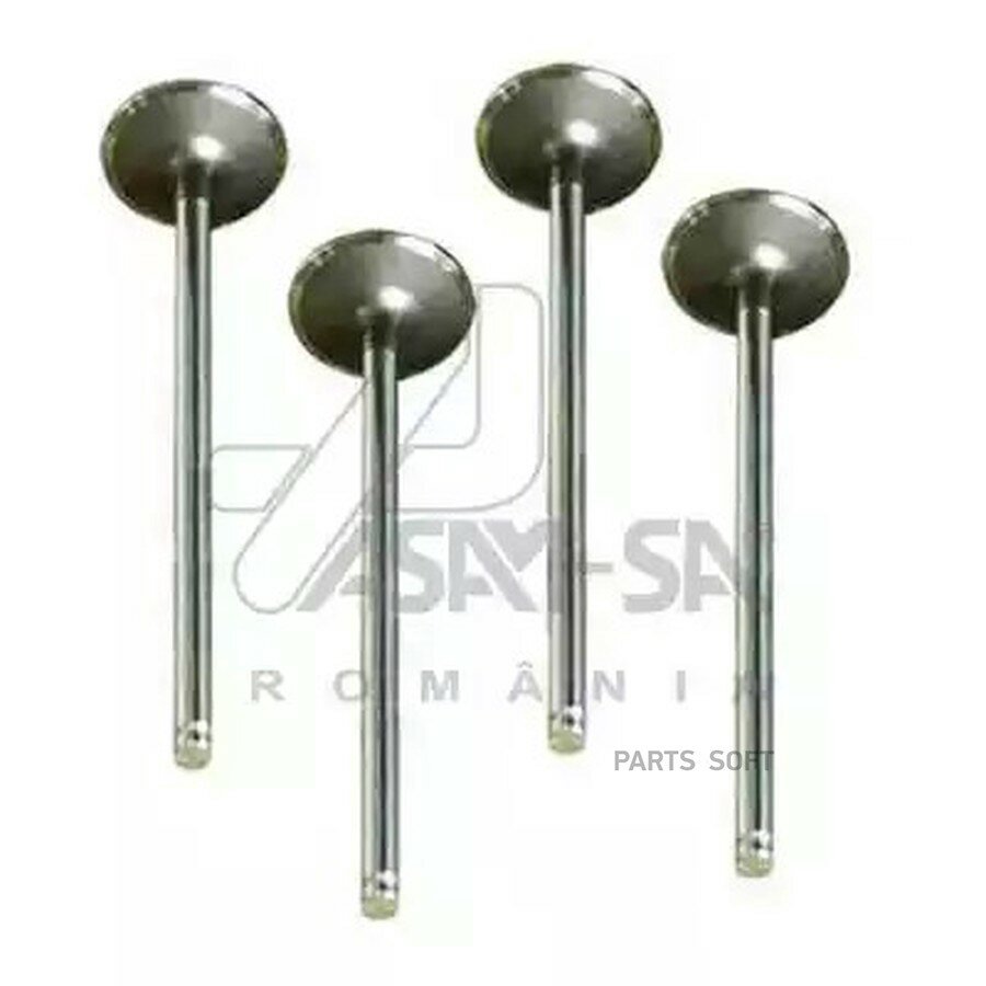 ASAM-SA 30463 Комплект впускных клапанов двигателя (4 шт.) Renault Logan, Sandero 1.4/1.6L 8V 2004 — наст. время