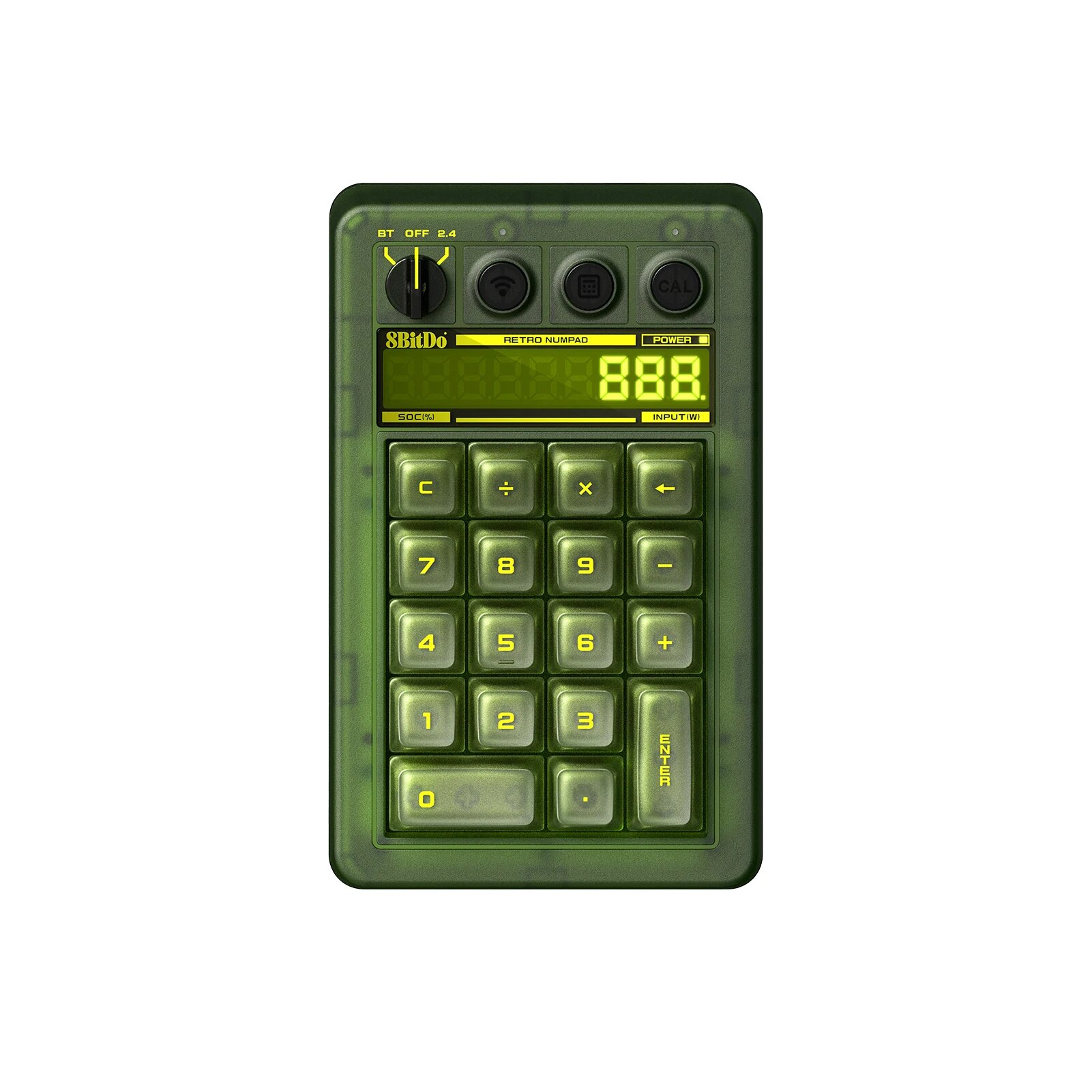 Механическая клавиатура 8BitDo Retro 18 Jade, Bluetooth/проводная