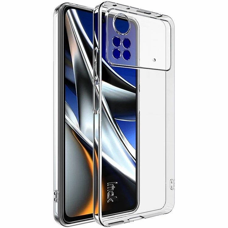 Чехол для смартфона X-Level с защитой камеры для Xiaomi Poco X4 Pro, прозрачный