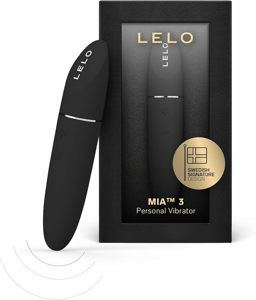 Премиальный мини-вибратор Lelo Mia 3 — водонепроницаемый клиторальный стимулятор в виде губной помады