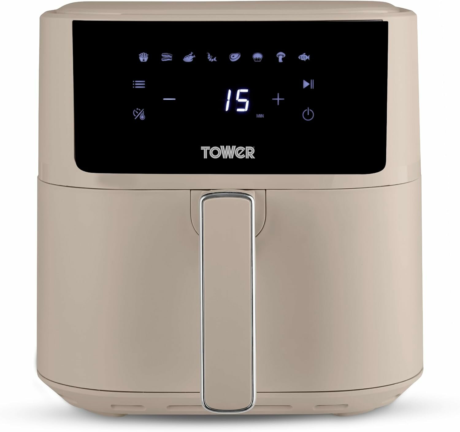 Tower Аэрофритюрница T17169MSH Vortx с цифровой панелью управления 1700Вт, 6л