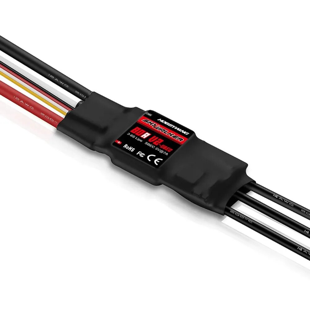 Профессионал. Hobbywing Skywalker 80A V2 ESC Контроллер Скорости С UBEC 80A