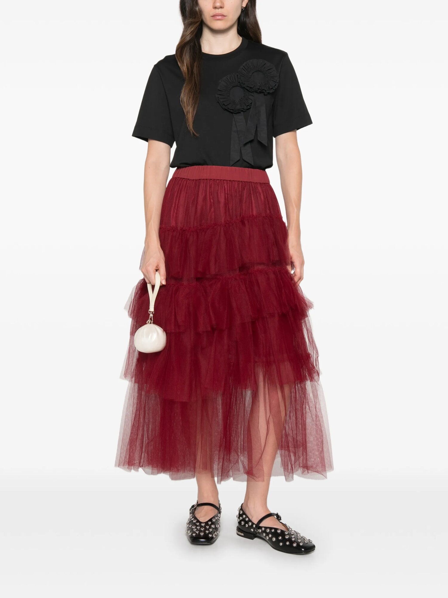Футболка Simone Rocha Ribbon Rosette Boy T-shirt, размер 12 — фото 1