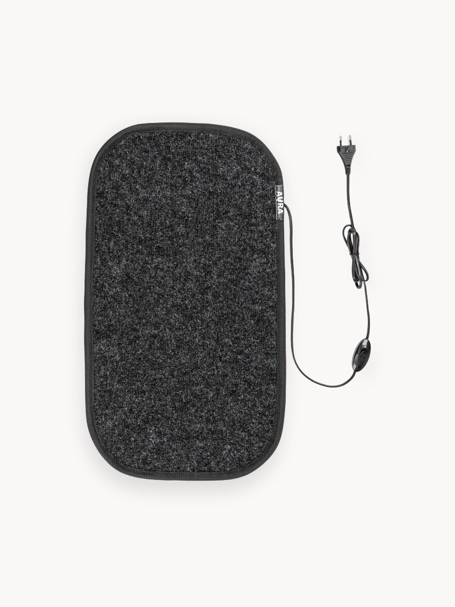 Коврик с подогревом универсальный для сушки обуви, обогрева ног, спины, кресла 60*35