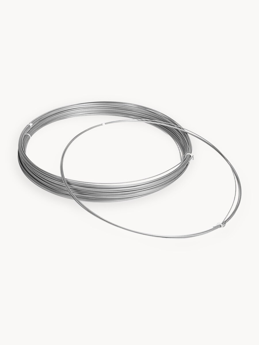 Проволока нержавеющая жесткая 1,5 мм в бухте 5 метров, сталь 12Х18Н10Т (AISI 321)