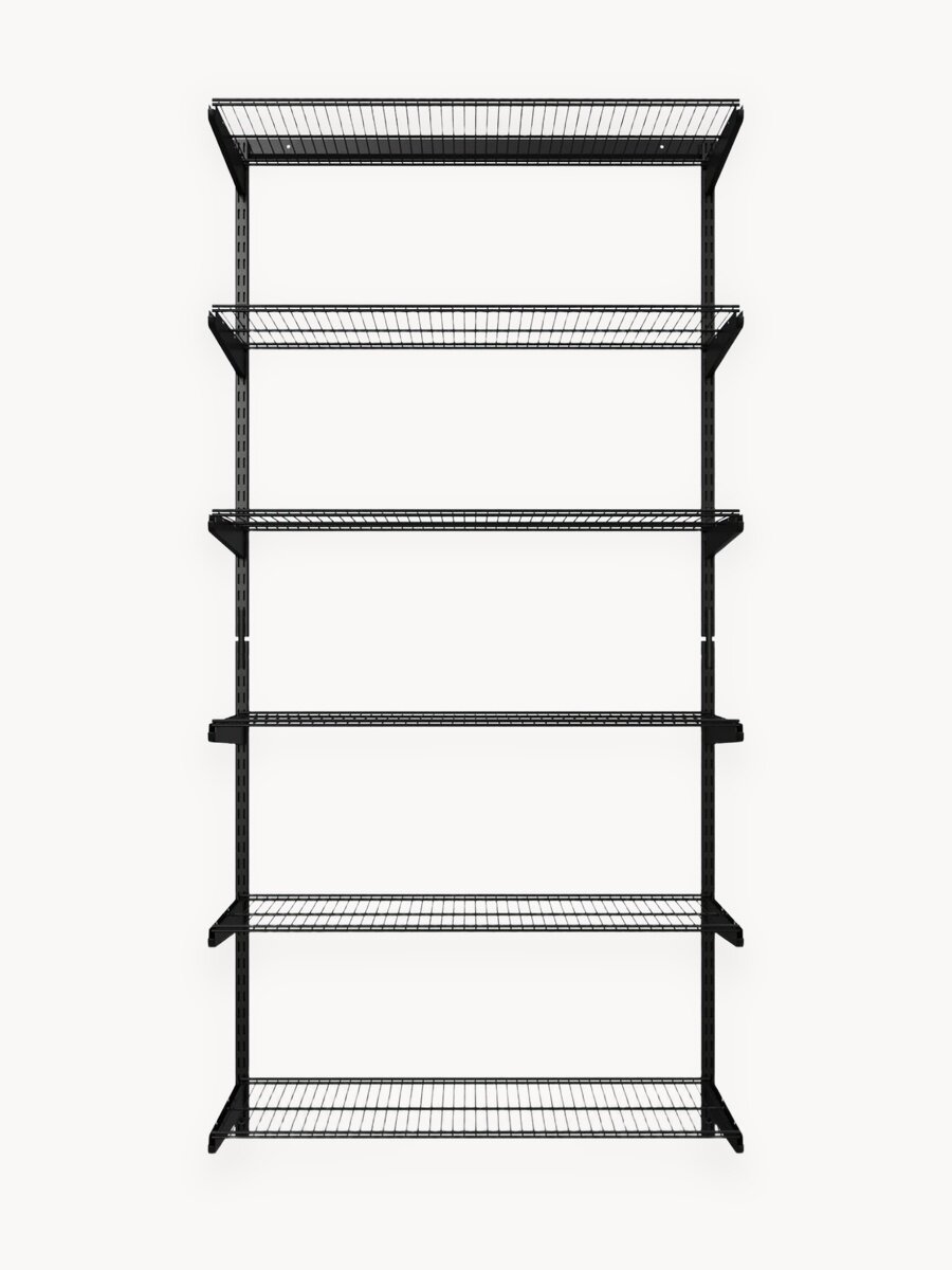 Гардеробная система хранения Volazzi Home, №13 черный, 94х45х192см