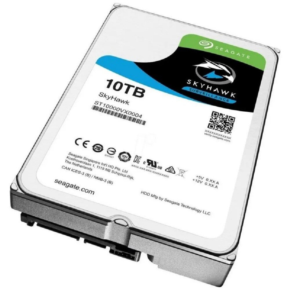Жесткий диск 10TB Seagate HDD Server Exos X10 (ST10000NM0206) SAS 12Gb/s, 7200 rpm, 256mb buffer, 3.5" clean pulled