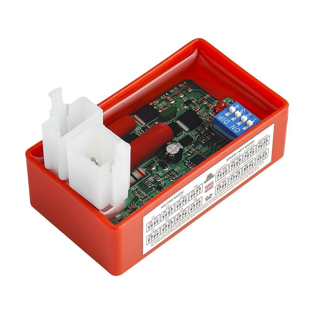 Программируемый CDI для мотоцикла Lgnition 6 Pin AC CDI Racing Box DIP-переключатель скорости