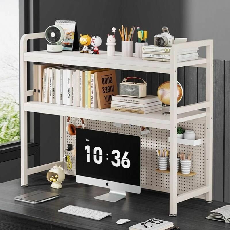 Кронштейн для хранения настольного компьютера, настольный многослойный стеллаж для хранения книжных полок