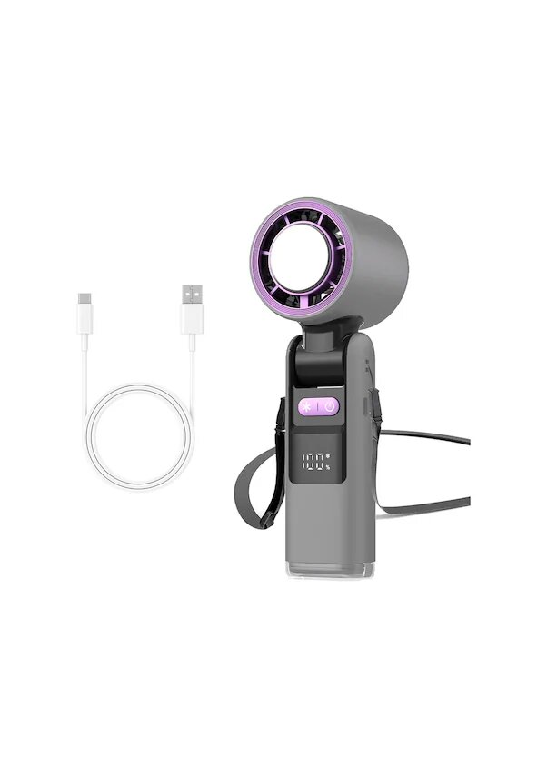 Ручной вентилятор со льдом, 13000 об/мин, небольшие карманные вентиляторы 3 в 1, портативный вентилятор с аккумулятором, скорость 100 оборотов в минуту, охладитель для льда