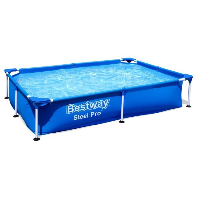 Бассейн каркасный BESTWAY 56401, 221х150х43 см, 1200 л, синий