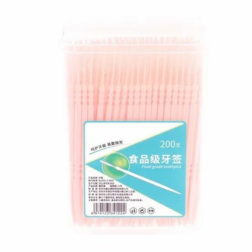 200 одноразовые пластиковые зубочистки