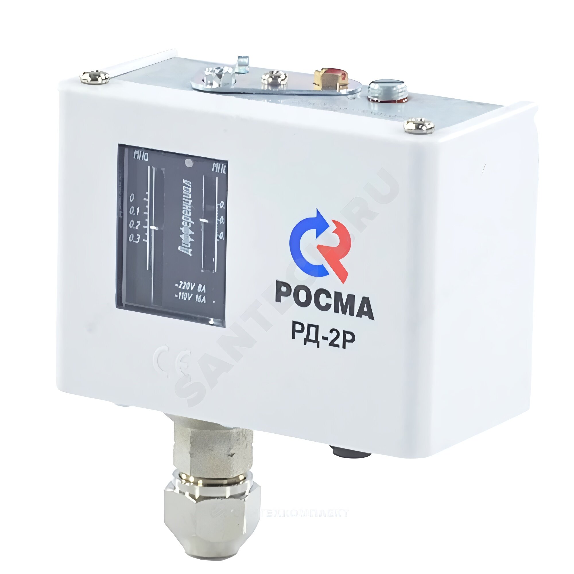 Реле давления РД-2Р 0.5-1.6МПа G1/4" IP44 110C Росма 00000004009