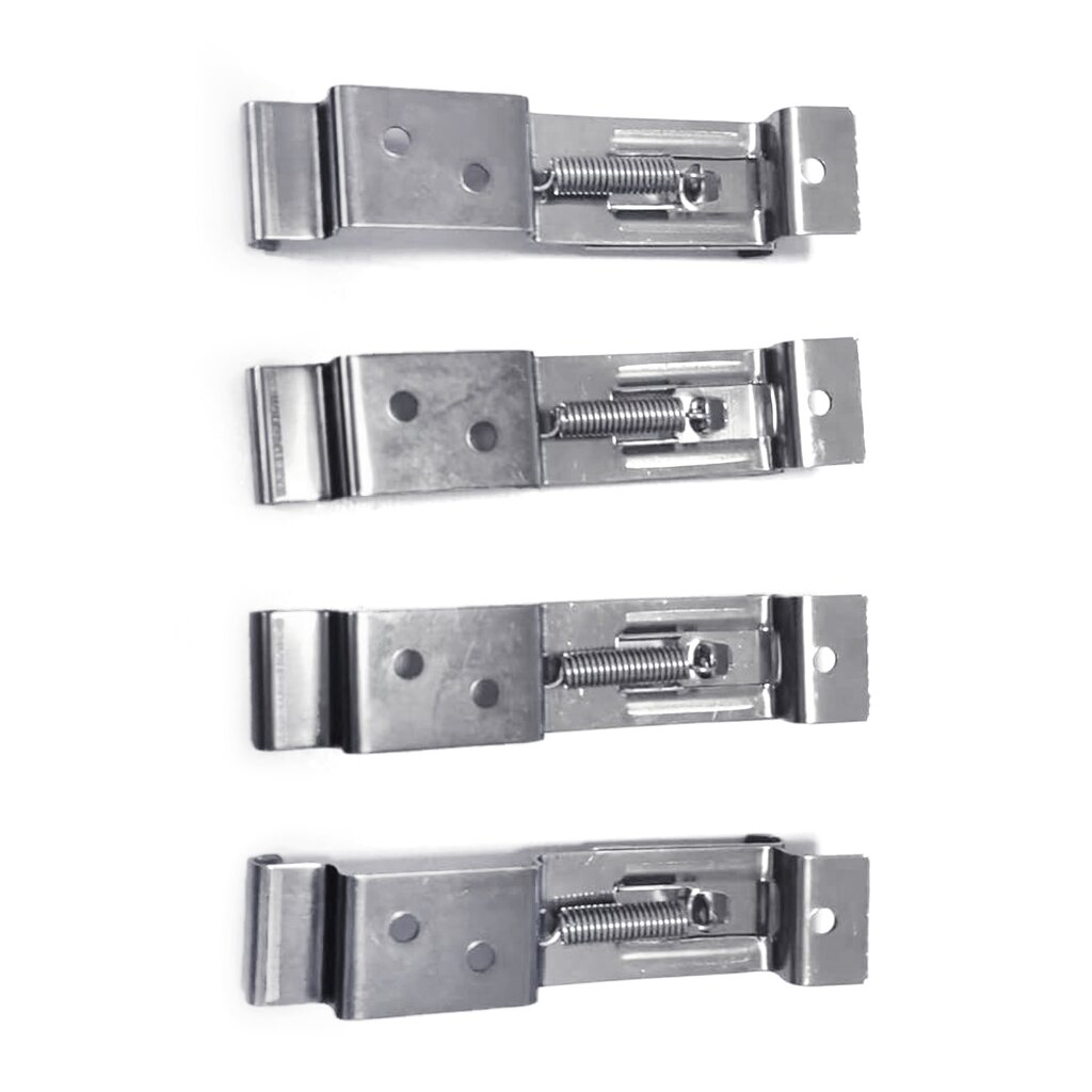 4шт Держатель Номерного Знака Прицепа Кронштейн Номерного Знака Металлический Зажим Для Номерного Знака