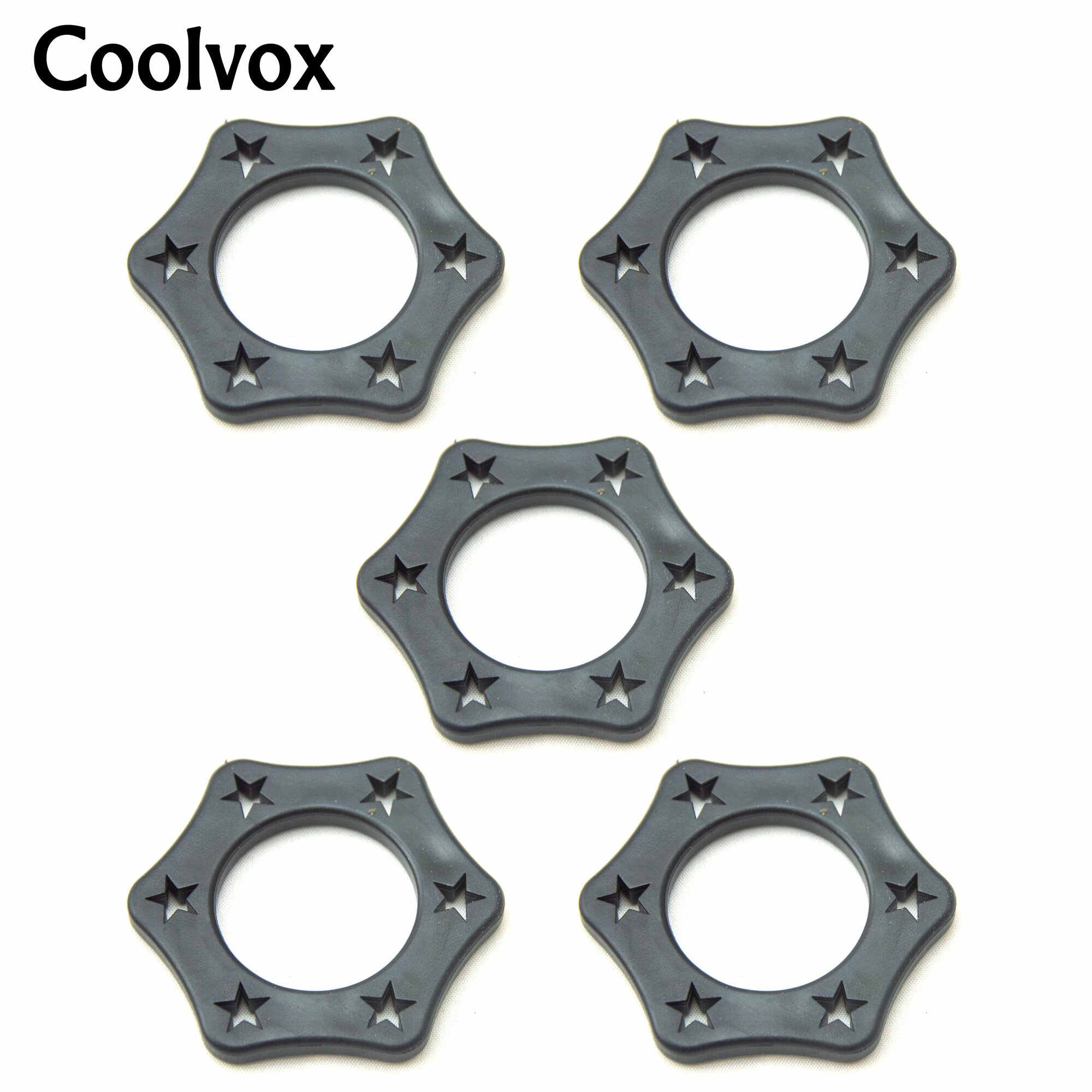 Coolvox 5PCS Audio Plastic Anti-Roll Устройство подходит для стандартного размера Проводной ручной микрофон