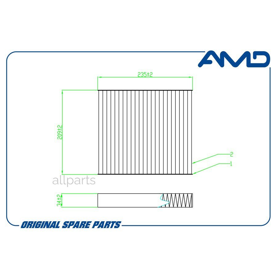 AMD AMD. FC1115 Фильтр салонный