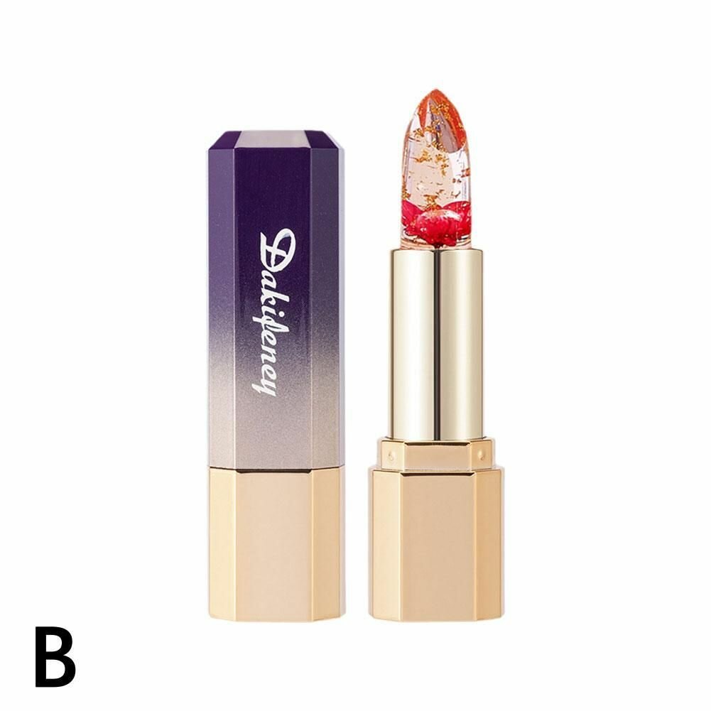 Прозрачная желеобразная помада с изменением температуры, обесцвечивающая увлажняющая помада