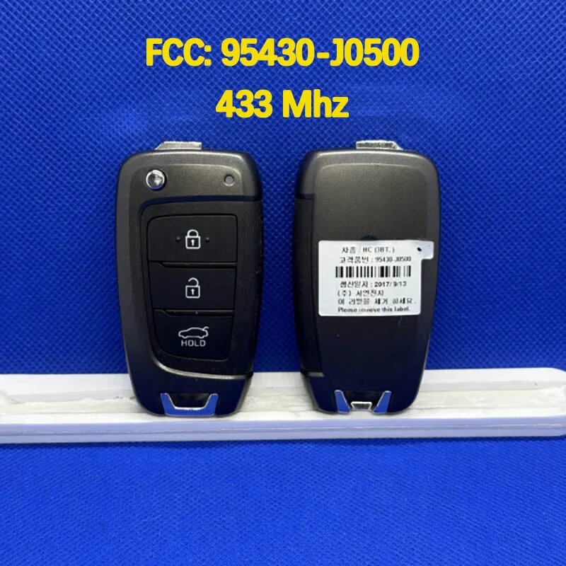 CN020189 OEM 3-кнопочный пульт дистанционного управления 433 МГц FCC 95430-J0500 95430-H5500 95430-H5600 для Hyundai Accent 2018 2019