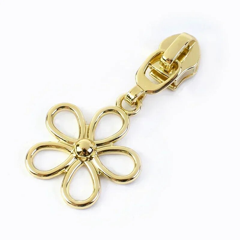 Слайдеры для молний Meetee 5#, 5/10/20 шт. ZT028-LightGold, 20Pcs