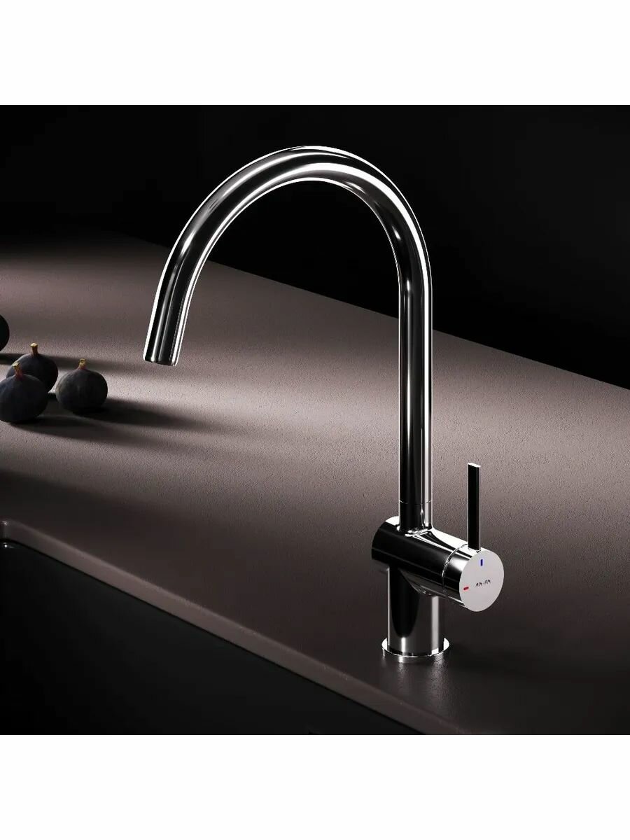 Смеситель для кухни AM.PM Func, на раковину, цвет хром, латунь